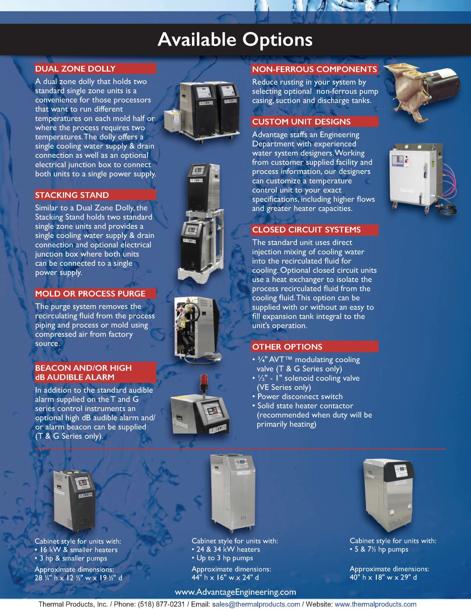 Sentra Series: Temperature Control Unit: Water - Thermal Products