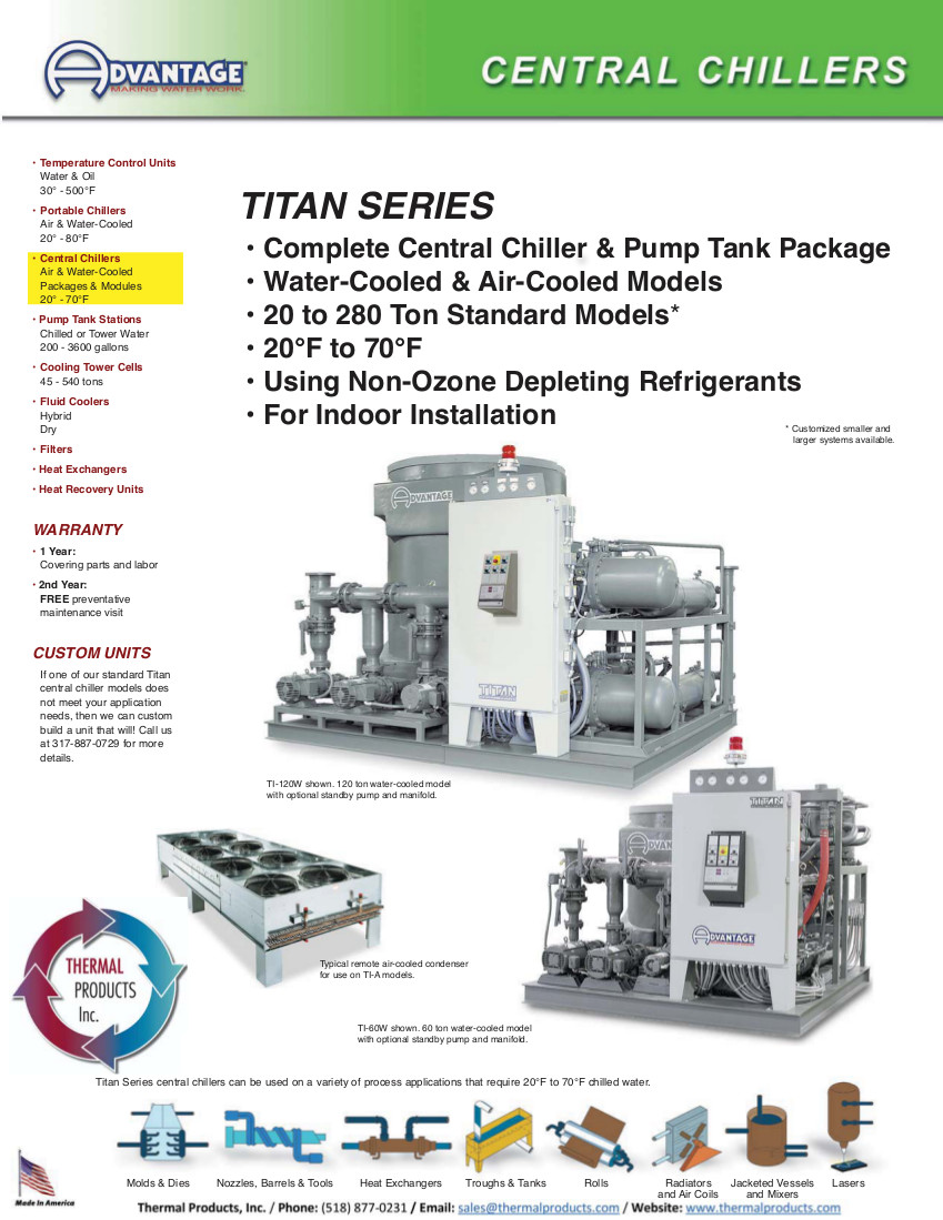 Chillers Archives - Page 3 of 3 - Thermal Products