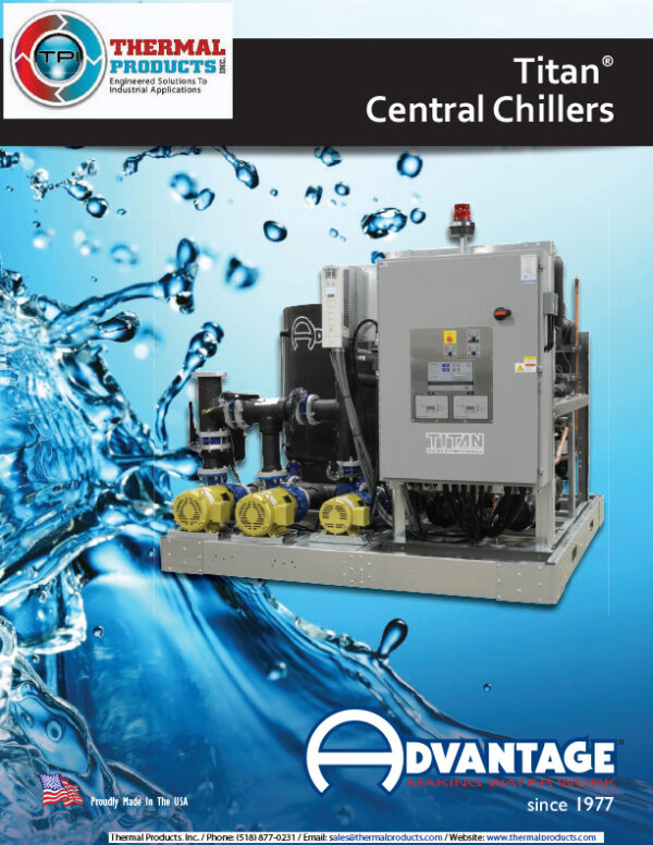 Titan Series: Central Chillers 20-180 Tons - Thermal Products