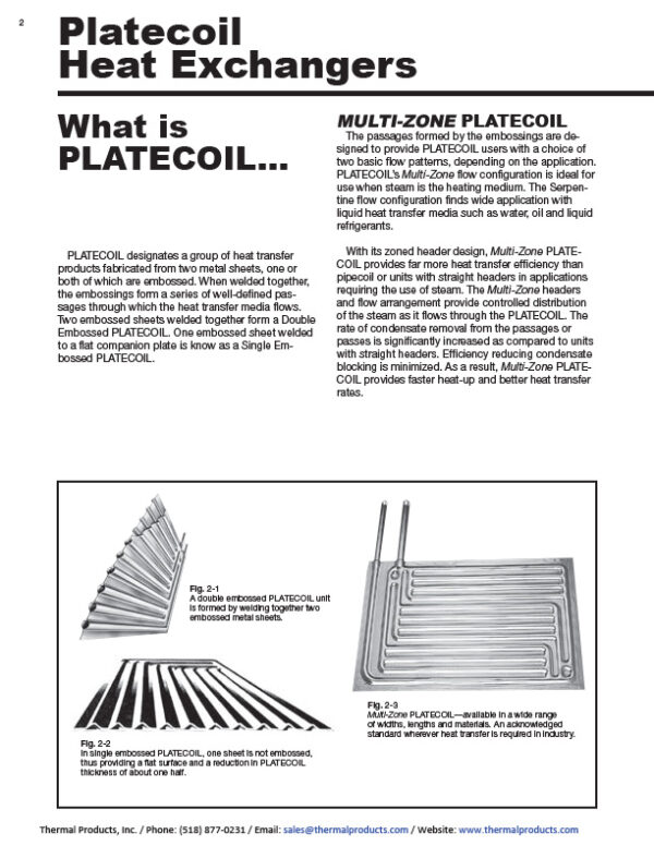 PLATECOIL® Prime Surface Heat Exchangers - Thermal Products