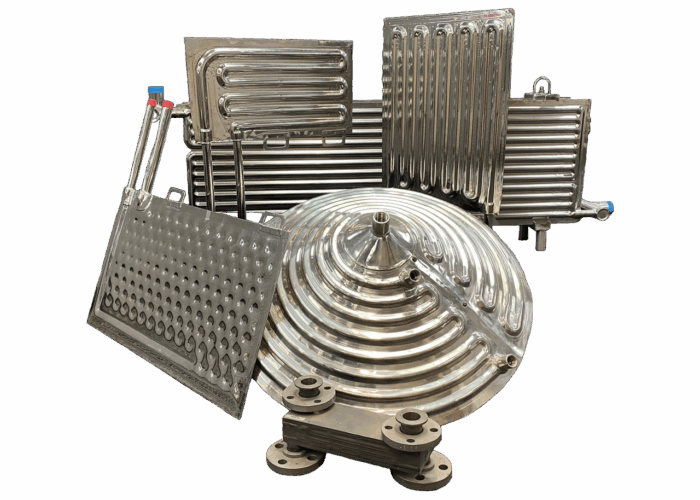 Immersed Heat Transfer Plates Used in Tank to Maintain Temperature at ...